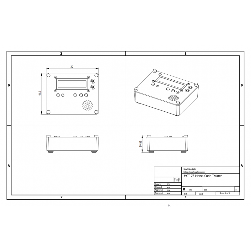 MCT-73 Morse Code Trainer Kit